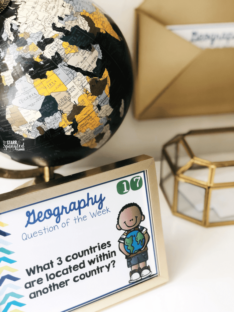 Geography Question of The Week - Teaching with Jillian Starr