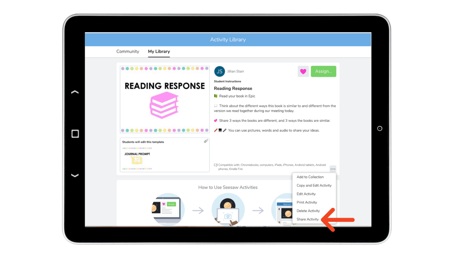 Seesaw Tips to Improve Your Activities - Teaching with Jillian Starr