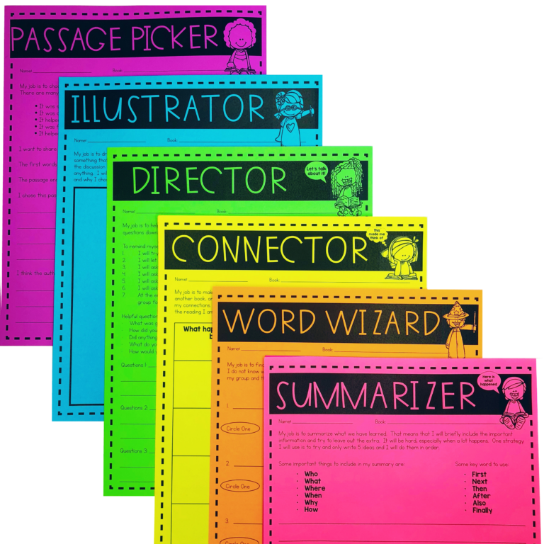 How I Introduce Literature Circles (Book Clubs) - Teaching with Jillian ...