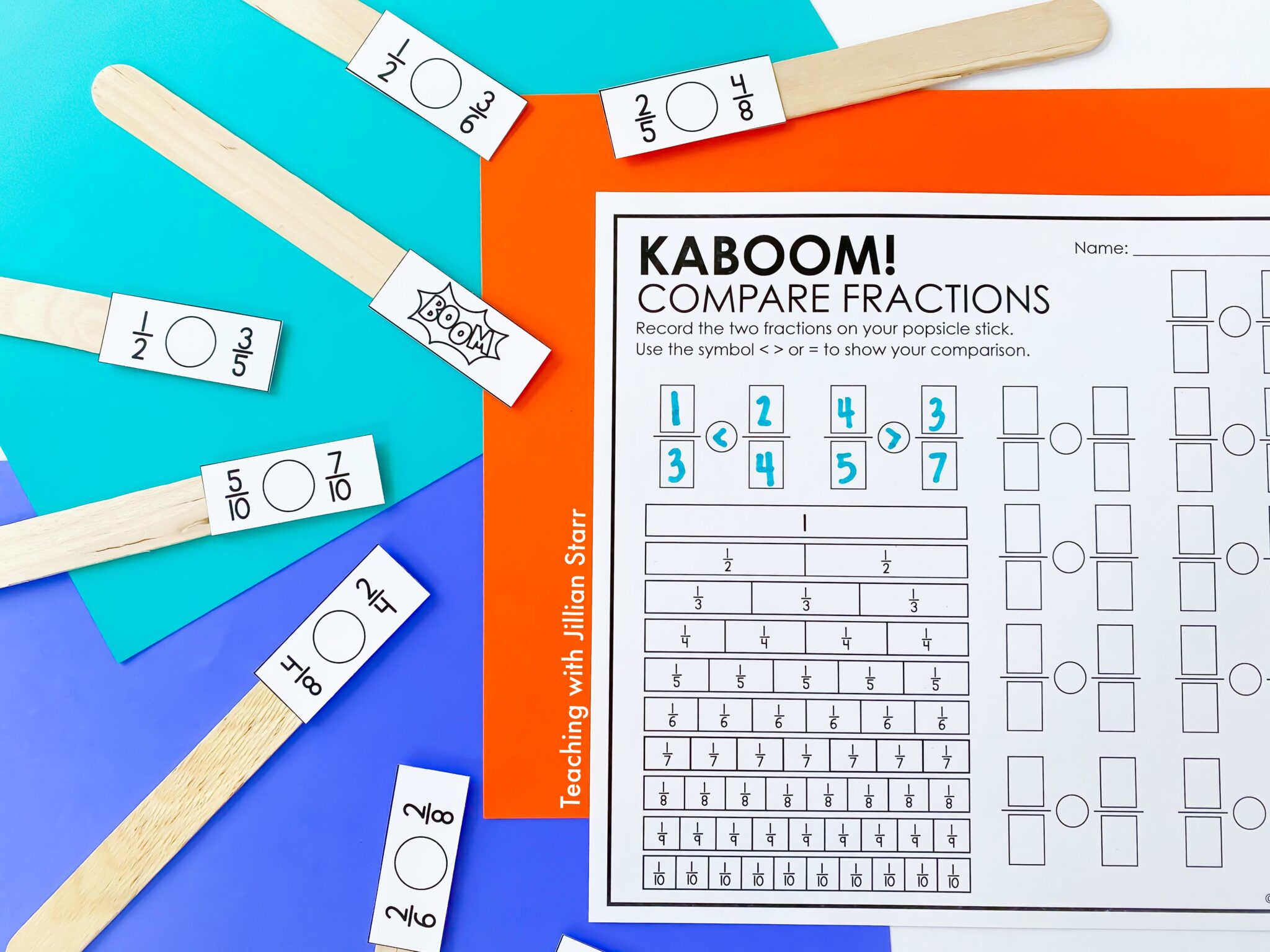 5 Ways to make Comparing Fractions more engaging!
