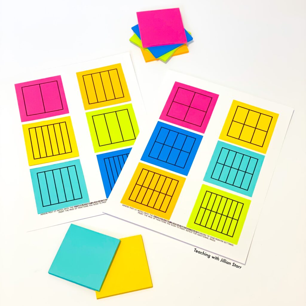 Equivalent Fractions Foldable Template equivalent-fractions-foldable-template