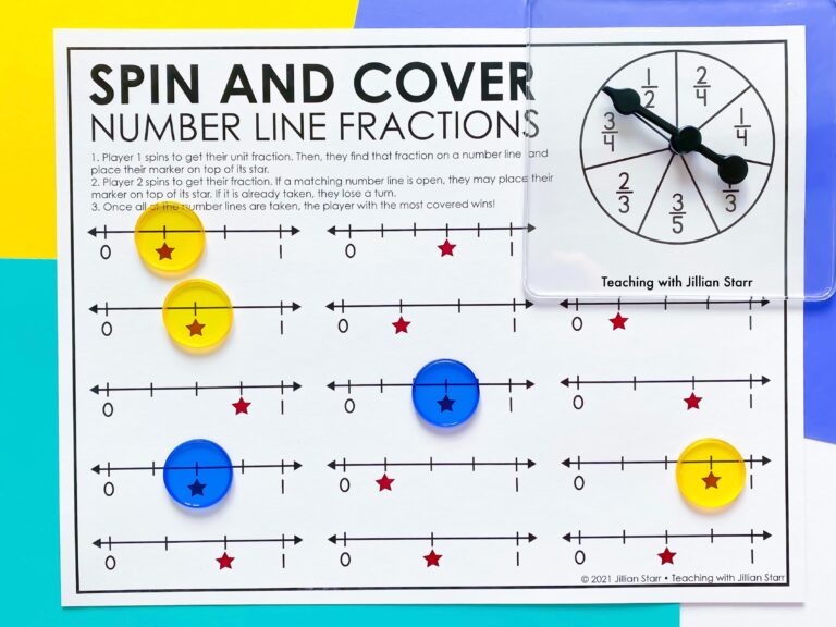 Teaching Fractions on a Number Line: Favorite Activities and Games