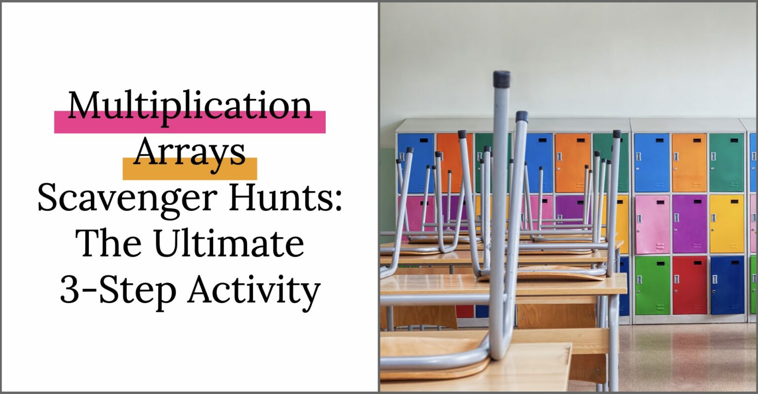Multiplication Arrays Scavenger Hunts: The Ultimate 3-Step Activity ...