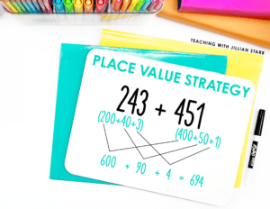 Top Addition Strategies: The Place Value Strategy - Teaching with ...