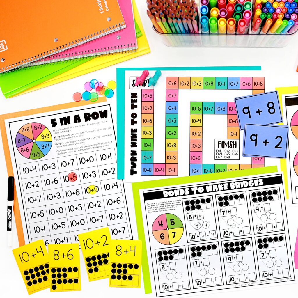 Ways to Make Ten: Why Kids NEED to be Fluent with 10