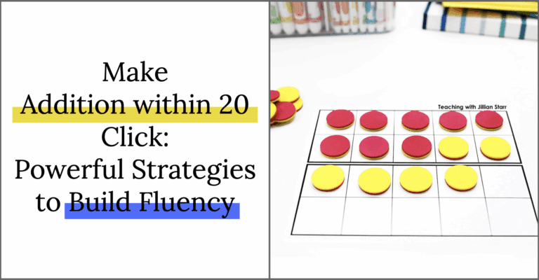 Make Addition within 20 Click: Powerful Strategies to Build Fluency ...
