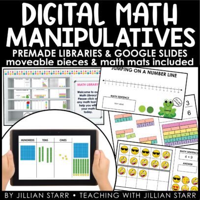 Printable Math Manipulatives - Teaching with Jillian Starr